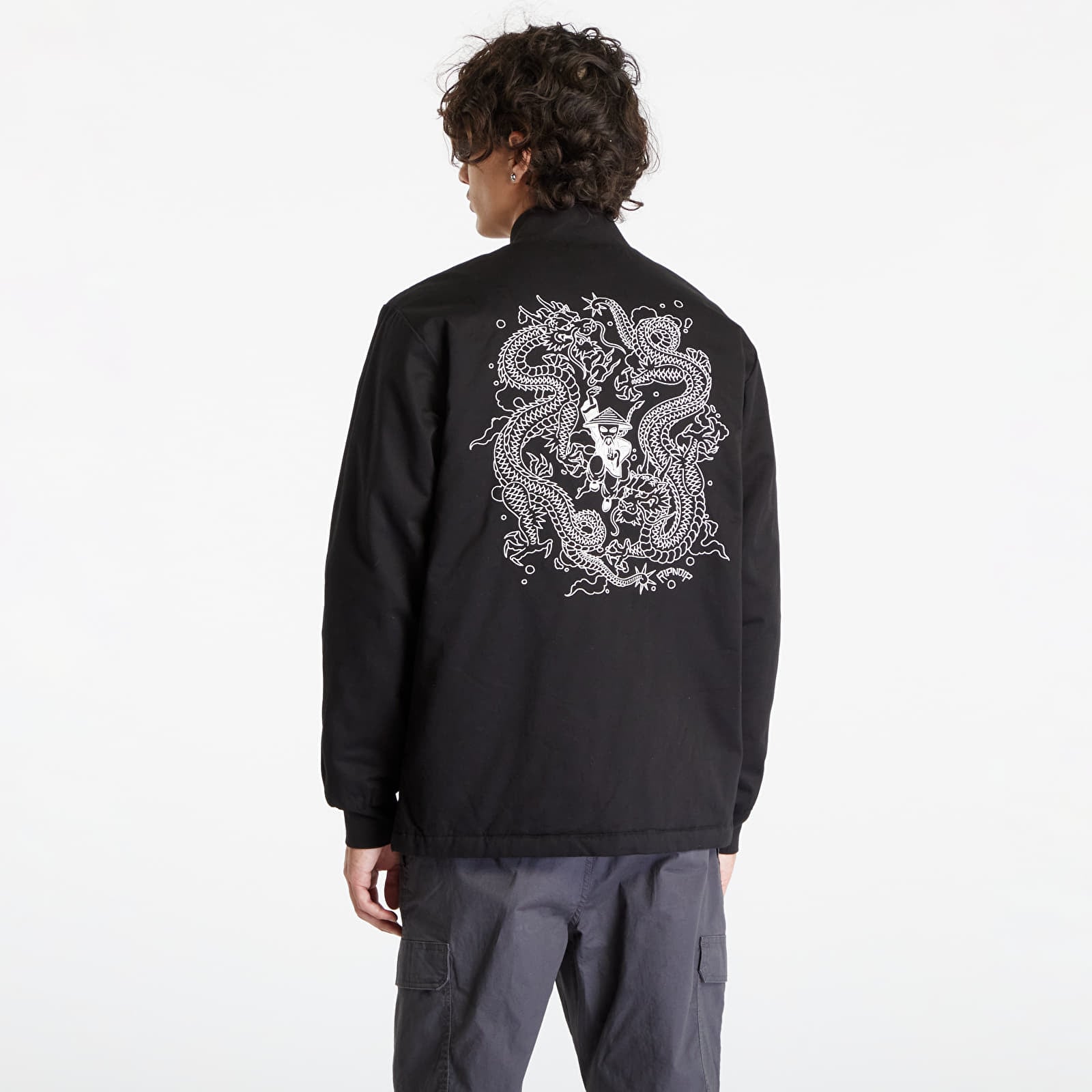 Geci RIPNDIP Ryu Bomber Jacket UNISEX Black | Footshop