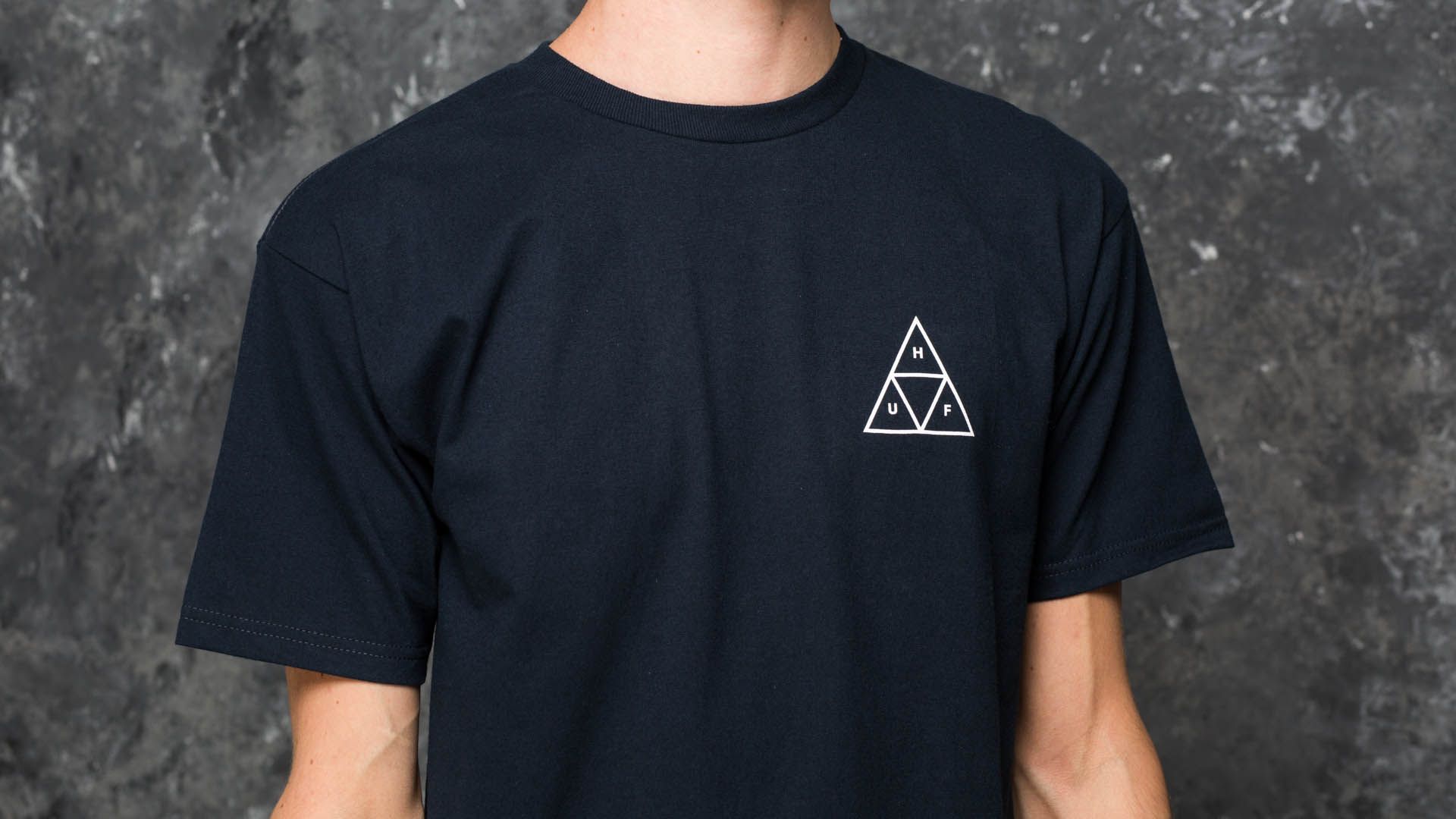 T-shirts HUF Triple Triangle Tee Navy | Footshop