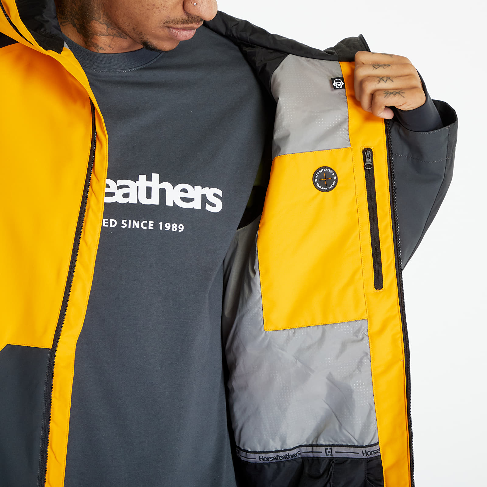 Jassen Horsefeathers Crown Jacket Radiant Yellow | Footshop