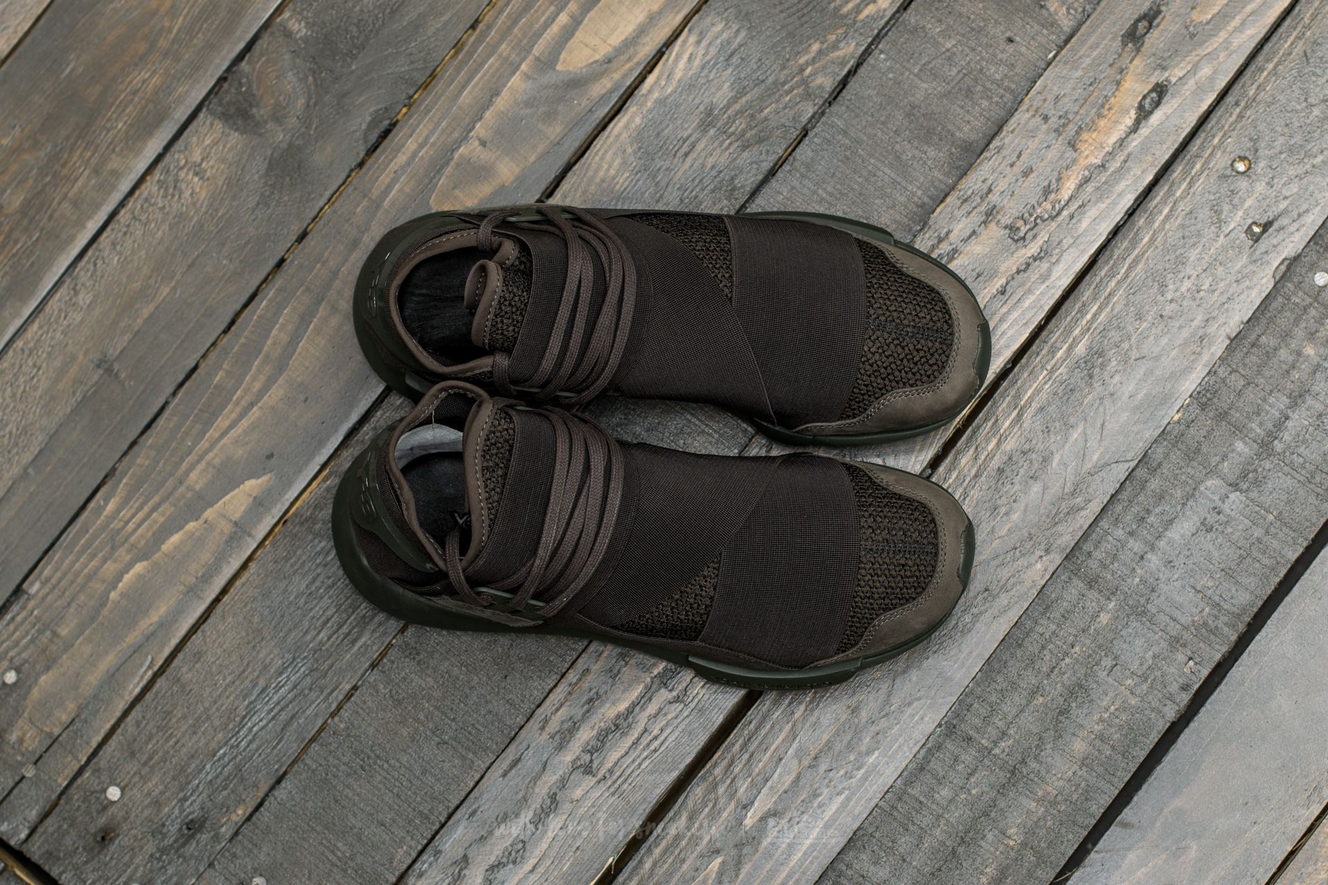 Y-3 Qasa High Black Dark Green | Footshop