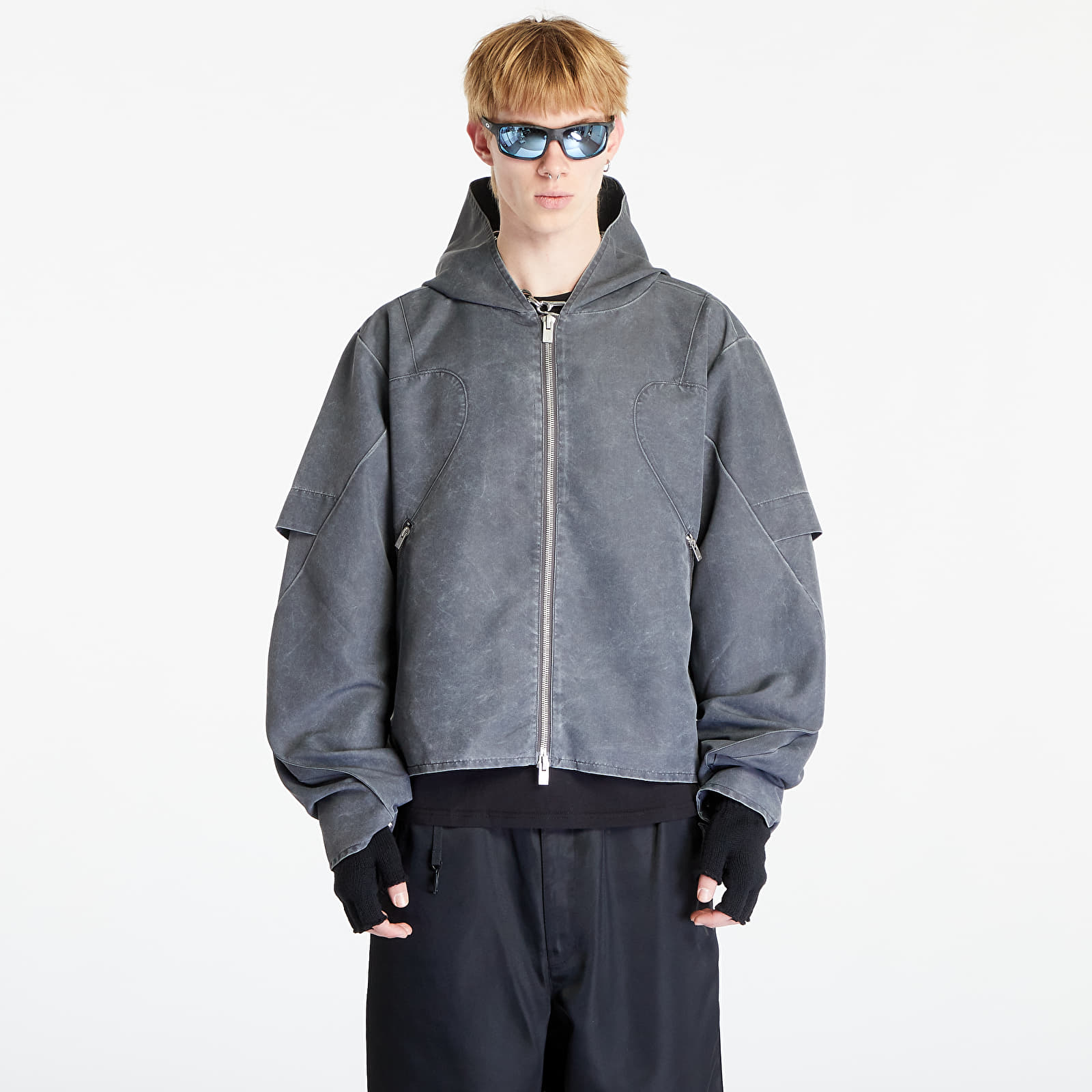 Jackets HELIOT EMIL Unlinked Technical Jacket Dark Grey | Footshop