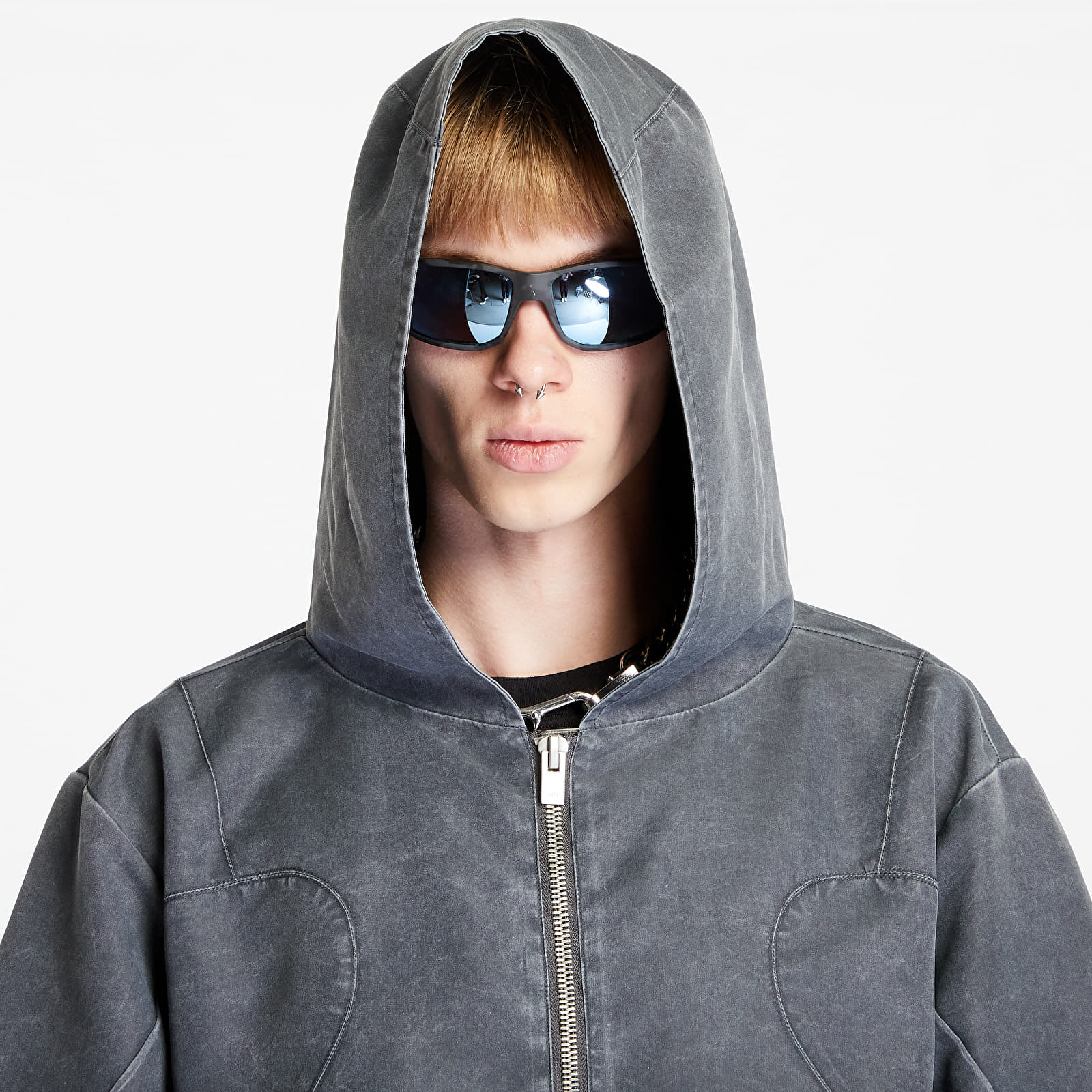 Jackets HELIOT EMIL Unlinked Technical Jacket Dark Grey | Footshop