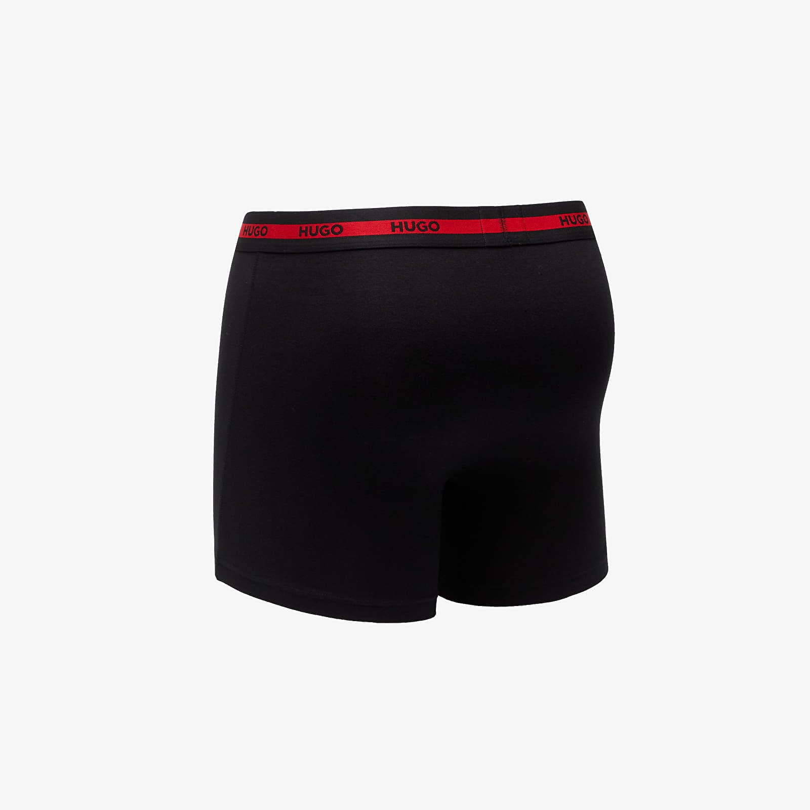 Boxerky Hugo Boss Logo-Waistband Boxer Briefs 3-Pack Black | Footshop