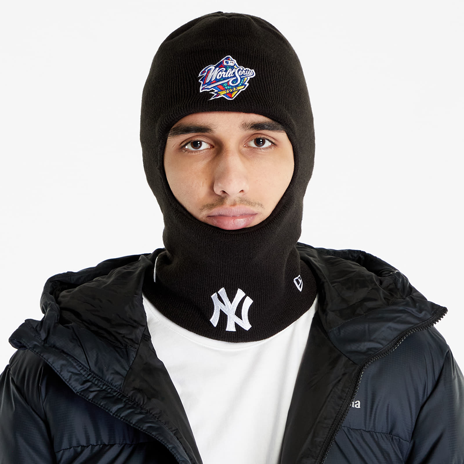 Hats New Era MLB Ws Balaclava New York Yankees Black/ (60424701) | Footshop