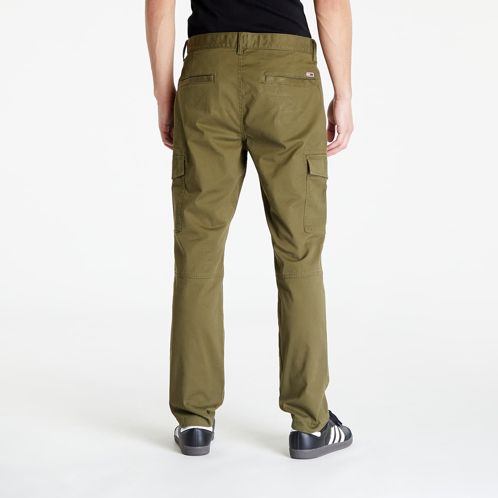Pantaloni Tommy Jeans Austin Cargo Pants Drab Olvie Green | Footshop