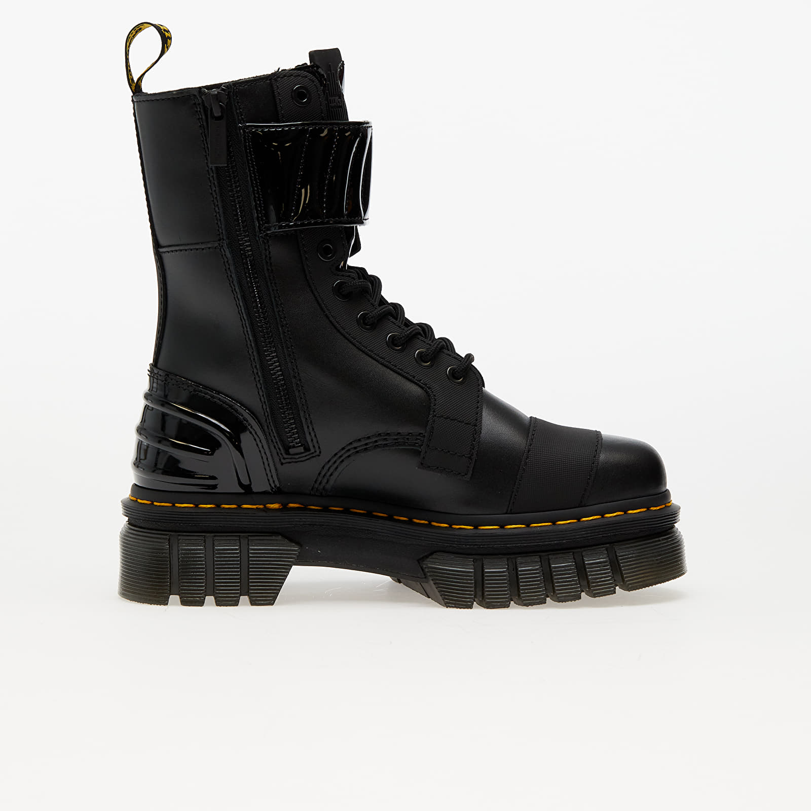 Dr. Martens Audrick 10i Boot Black Nappa Lux & Black Ajax & Black Soft ...