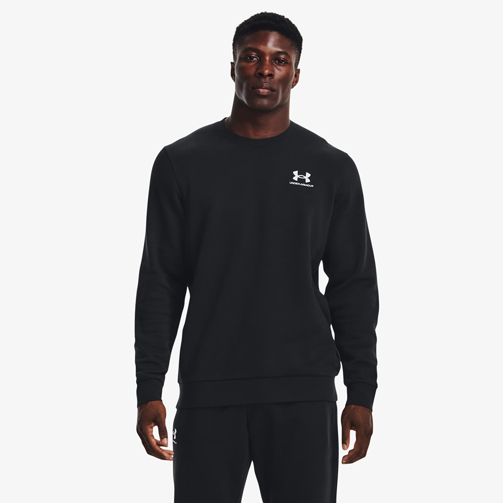 Hoodies and sweatshirts Under Armour Essential Fleece Crew Black | Footshop