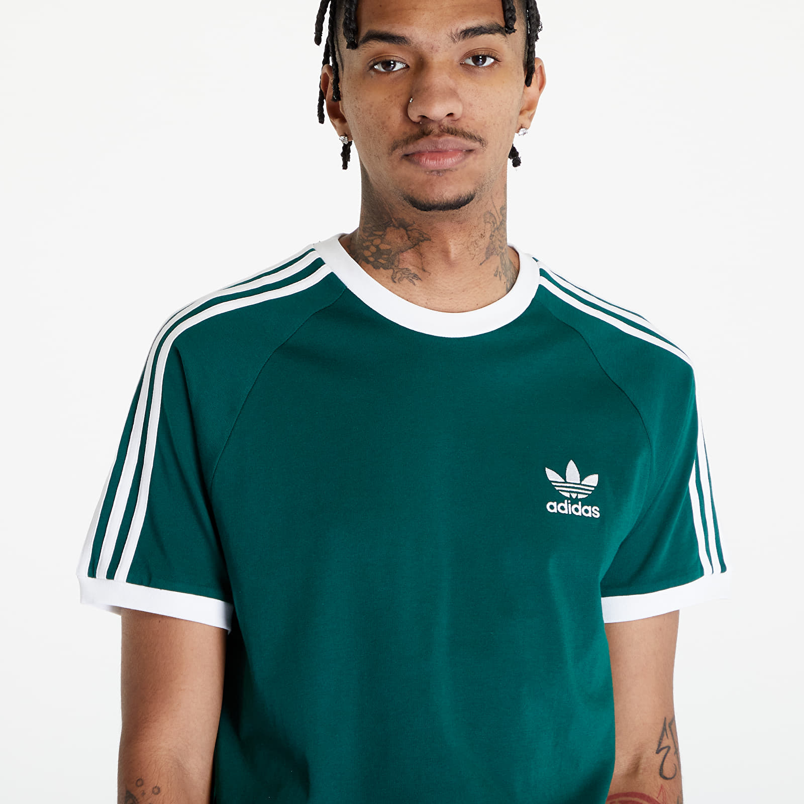T-shirts adidas Adicolor Classics 3-Stripes Short Sleeve Tee Collegiate ...