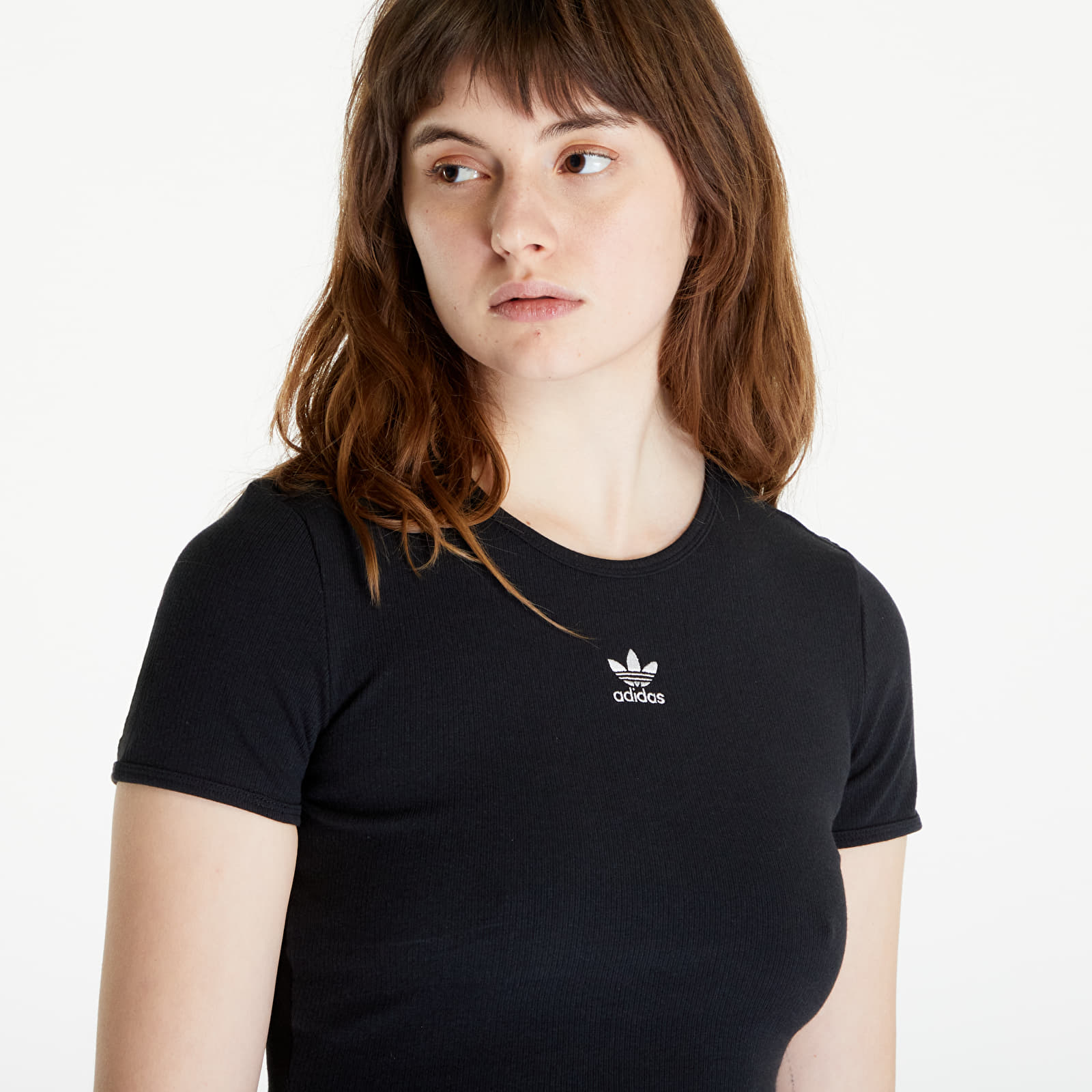 T-shirts adidas Essentials Rib Tee Black (II8057) | Footshop