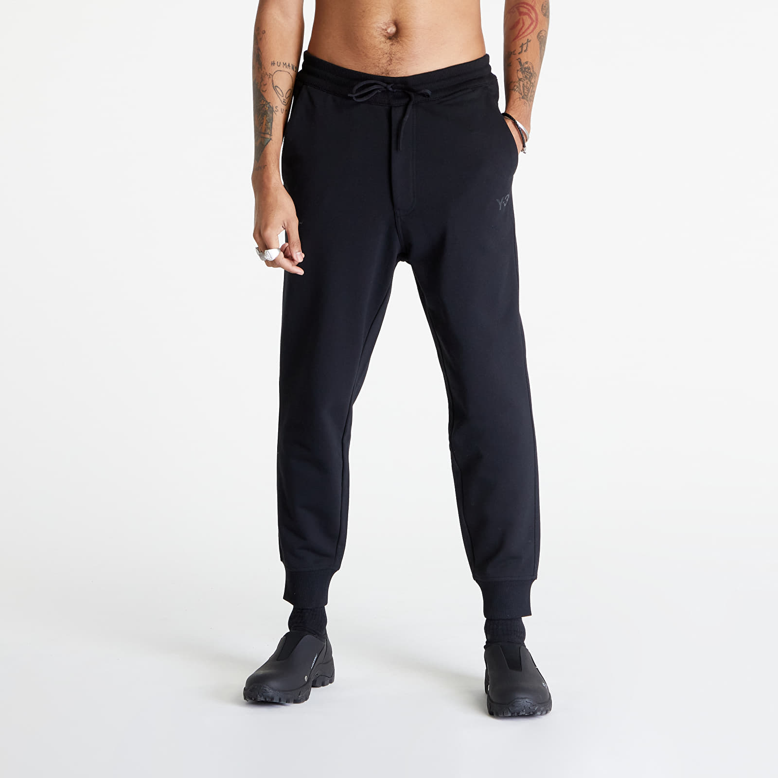 Treninguri Y-3 French Terry Cuffed Joggers Pants Black | Footshop