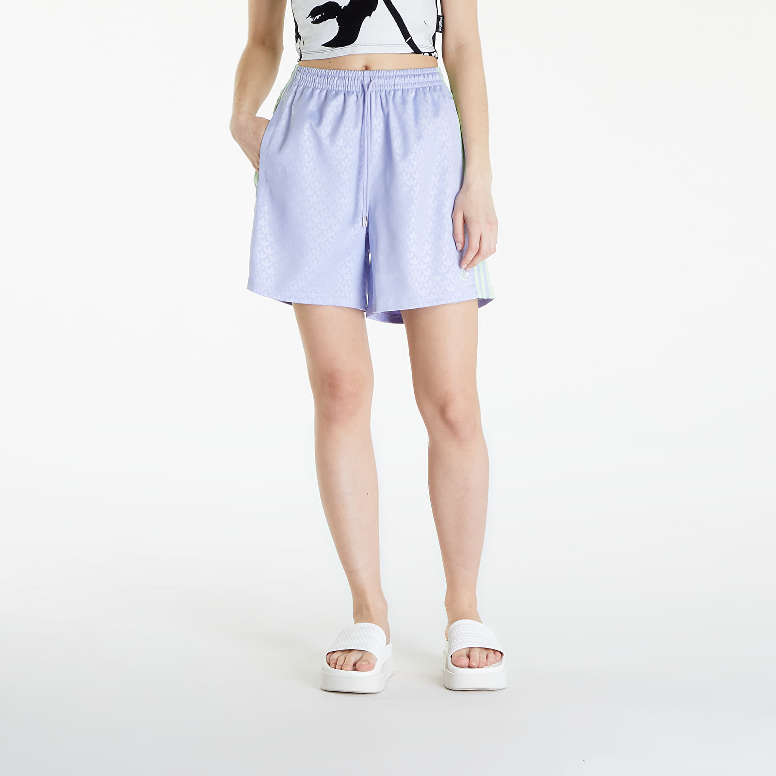 Rövidnadrágok adidas Monogram Shorts Violet Tone | Footshop