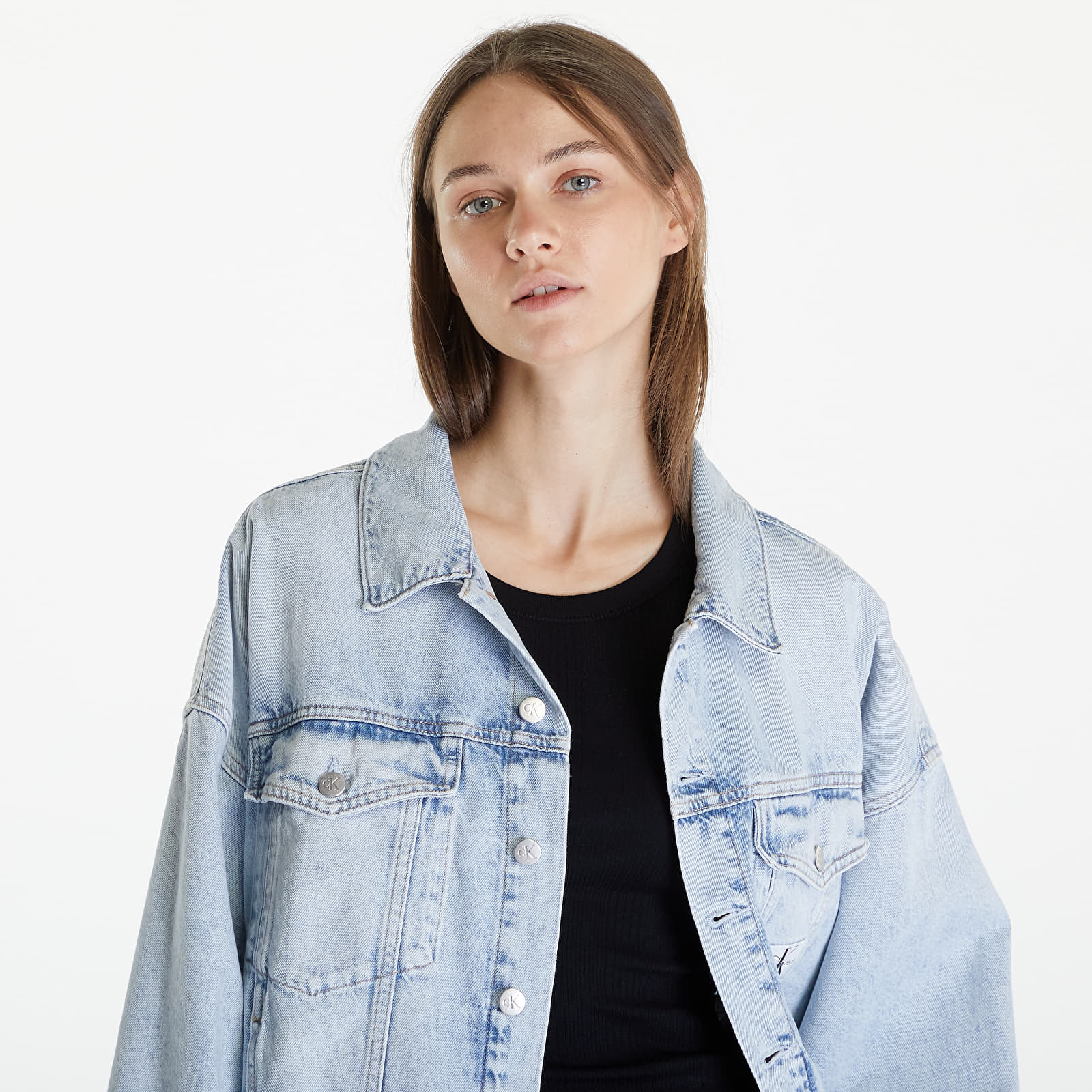Jackets Calvin Klein Jeans Relaxed Denim Jacket Denim (J20J222792 1AA ...