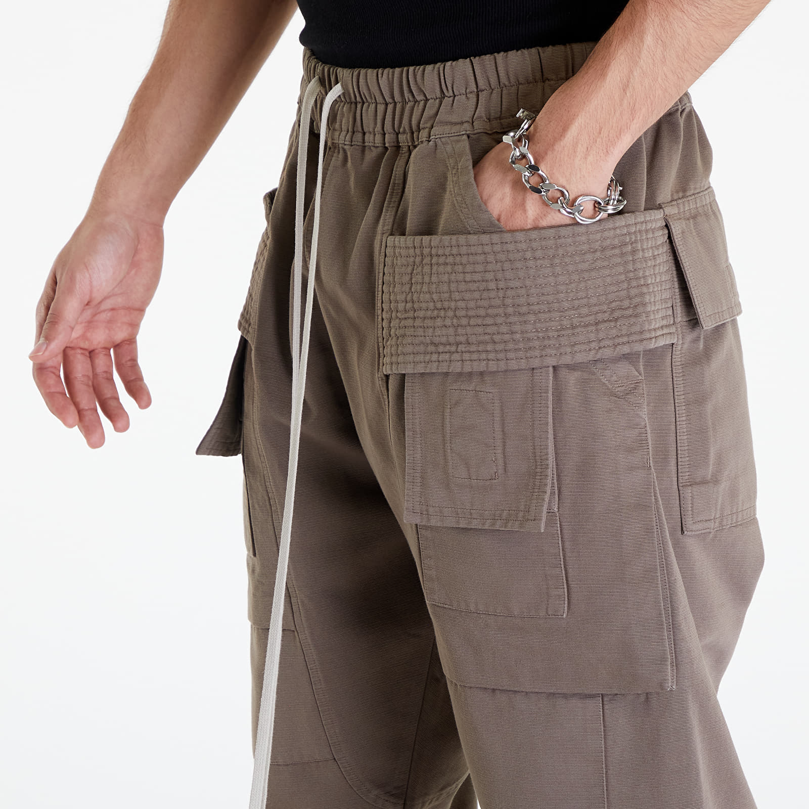 Pants Rick Owens DRKSHDW Creatch Cargo Cropped Drawstring Dust ...