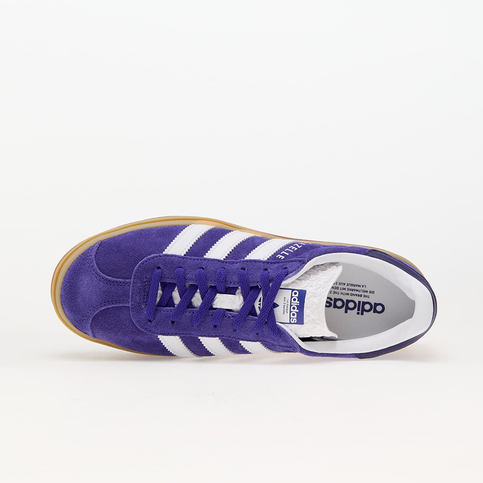 Women's shoes adidas Gazelle Bold W Enemy Ink/ Ftw White/ Core Purple ...