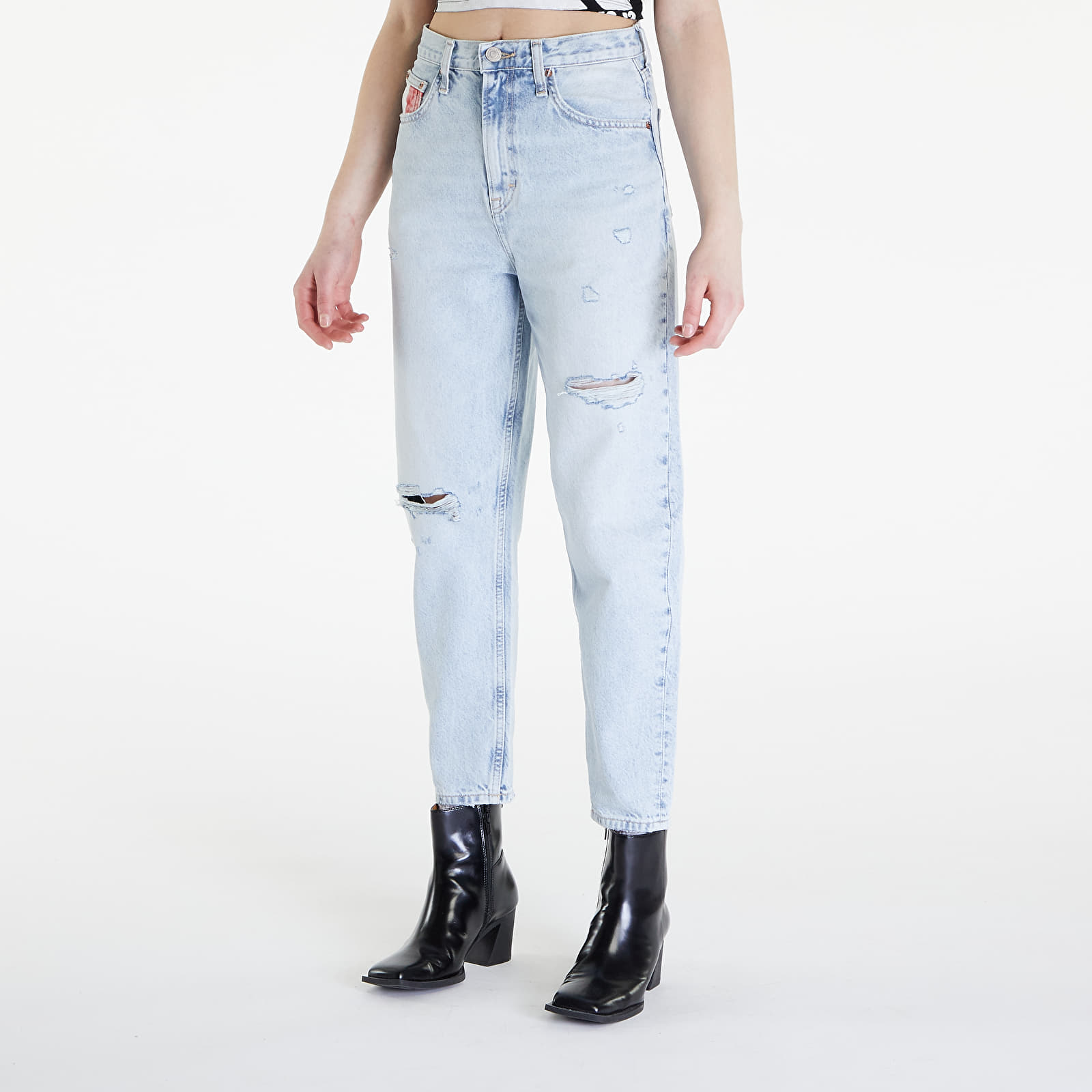 Jeans Tommy Jeans Mom Jean Uh Tapered Flag Denim | Footshop