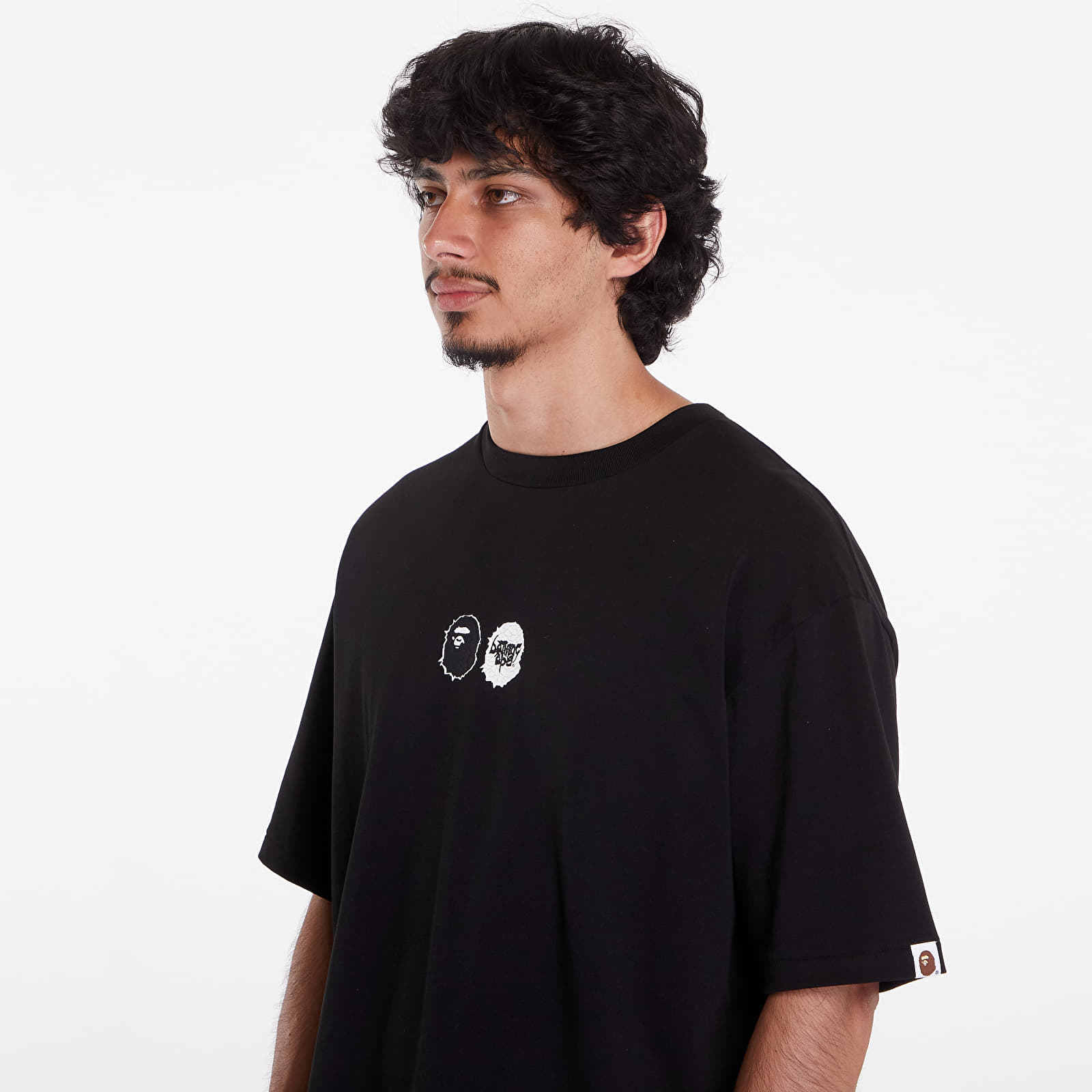 T-shirts A BATHING APE Mad Ape Graphic Logo Relaxed Fit Tee Black | Footshop