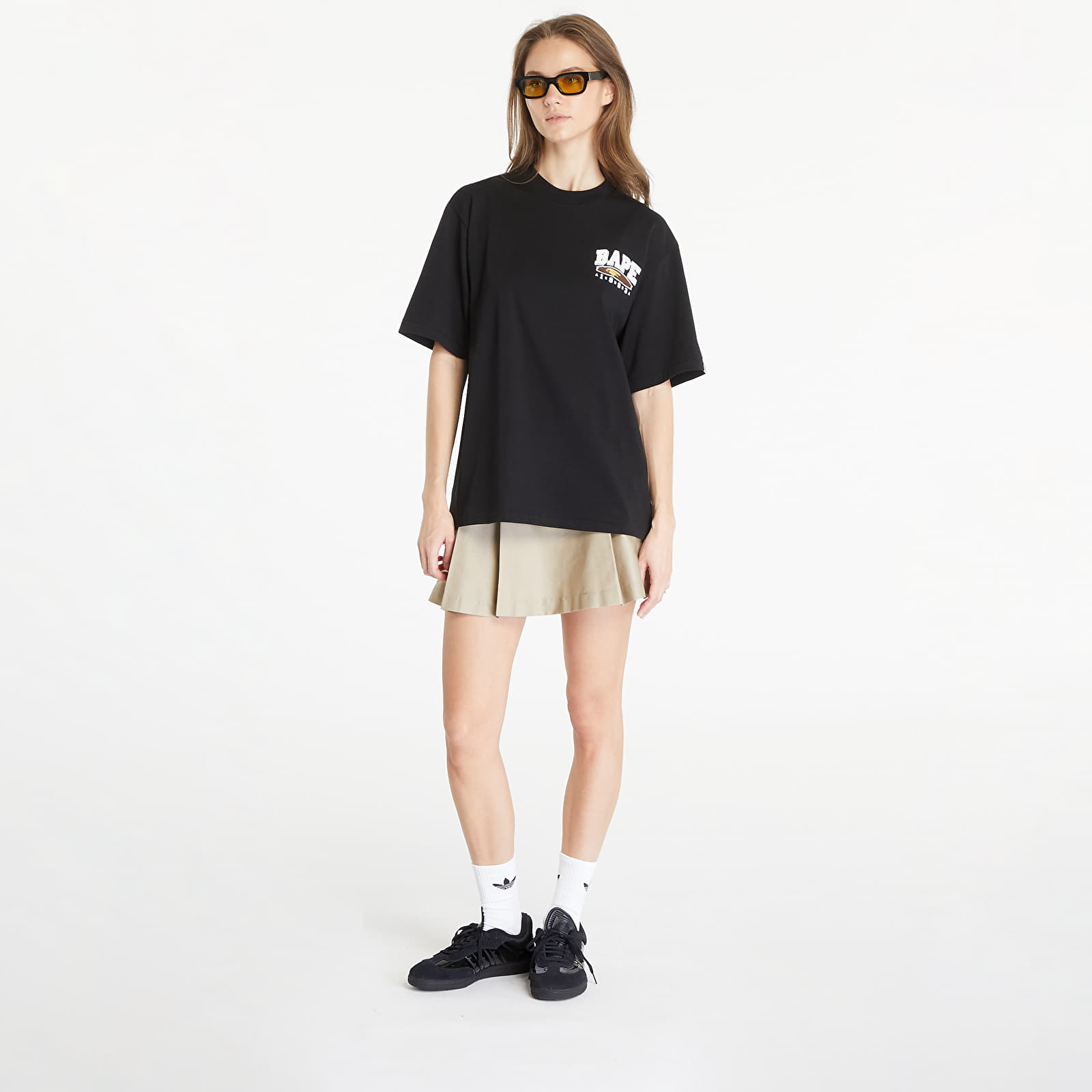 T-shirts A BATHING APE Hand Draw Bape Relaxed Fit Tee Black | Footshop