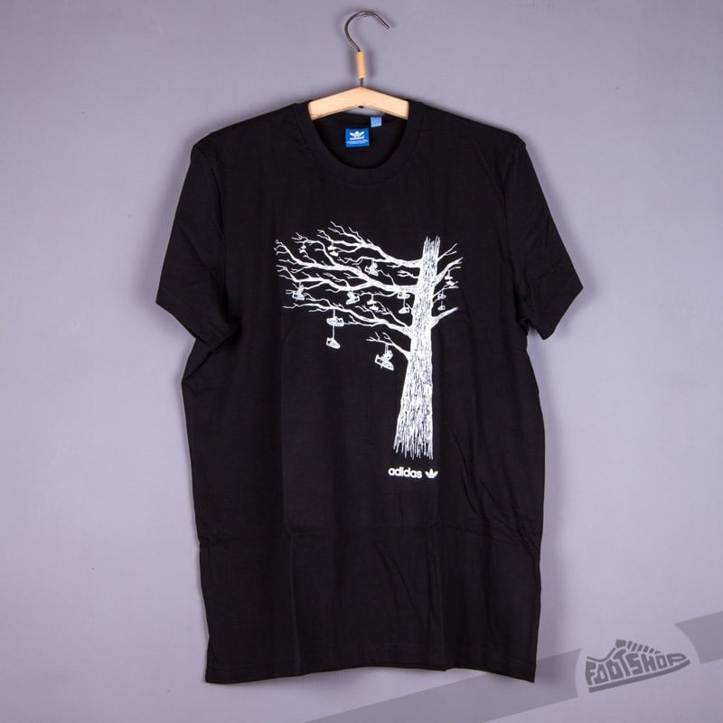 T-Shirts and shirts adidas Tree Tee Black Noir | Footshop