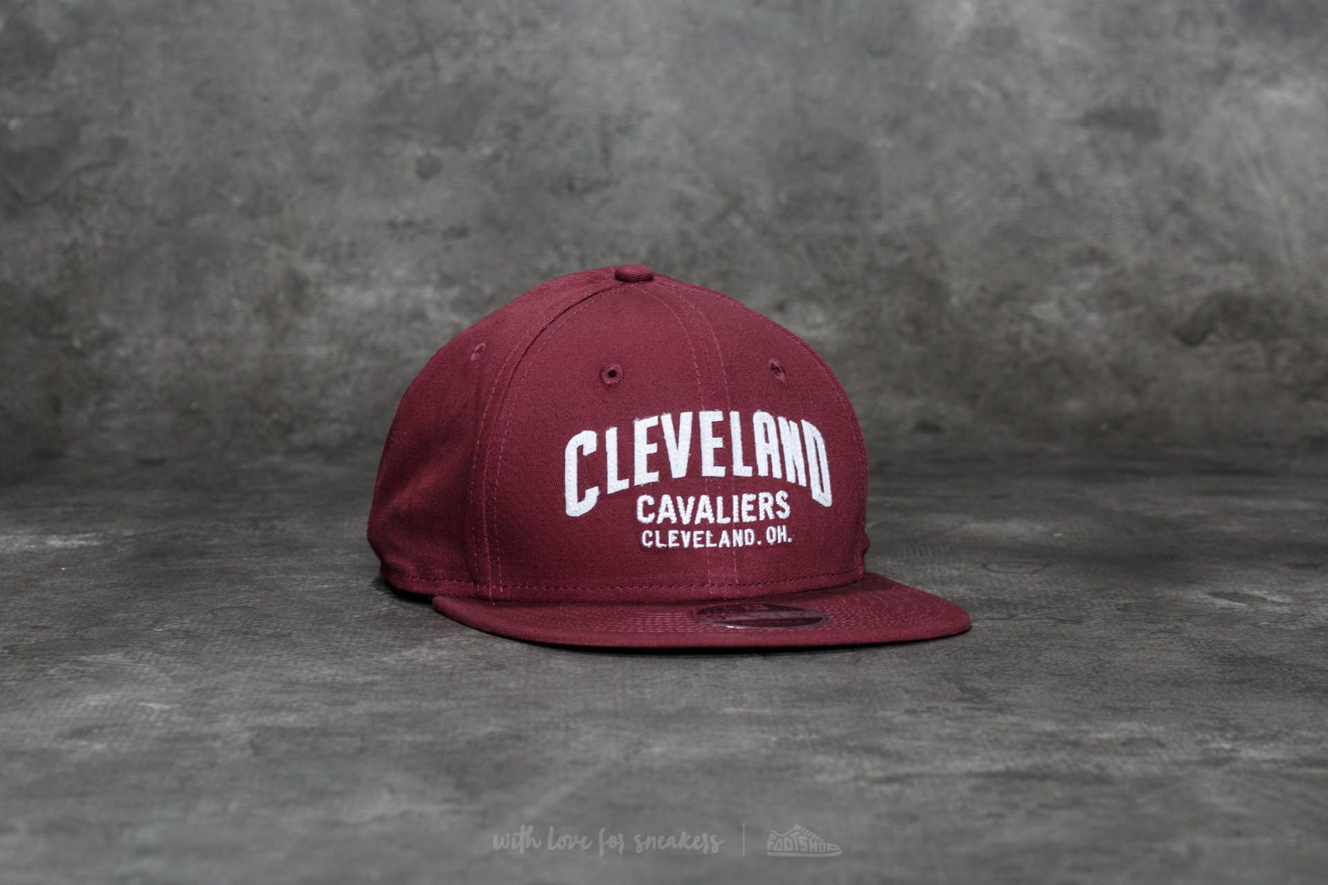 Caps New Era 9Fifty Felt Script Cleveland Cavaliers Cap Burgundy | Footshop