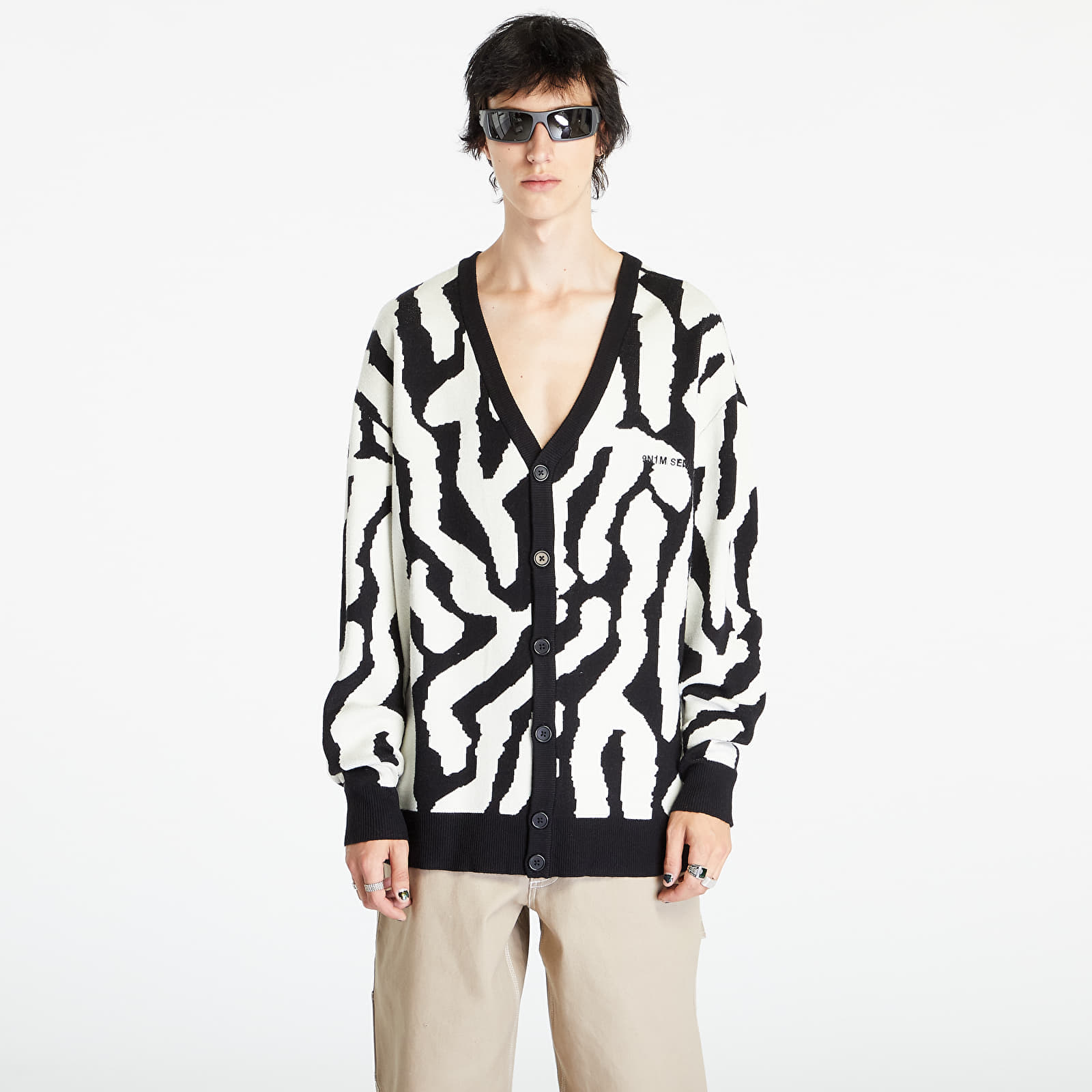 9N1M SENSE. Sense Cardigan AOP