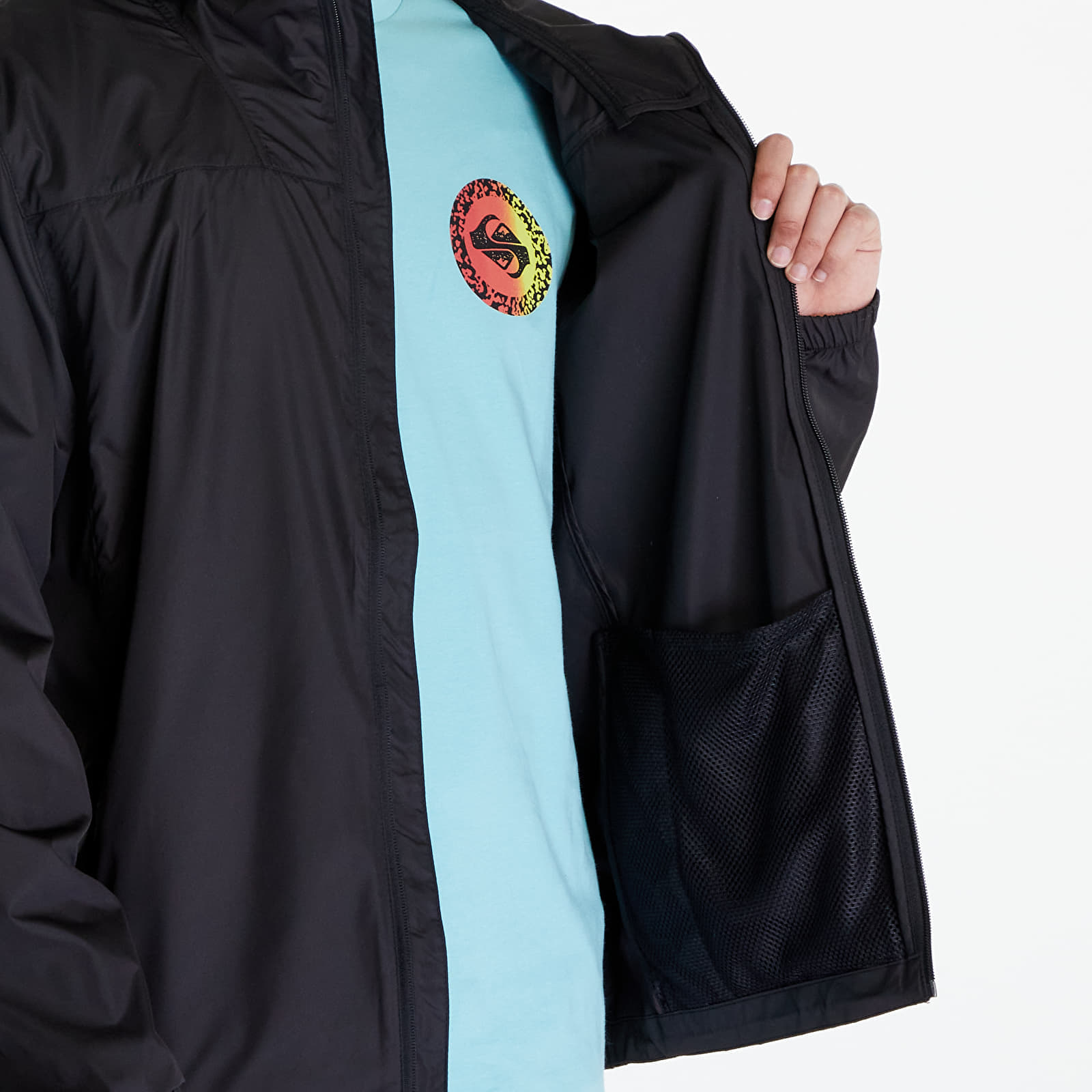 Jachete pentru bărbați Quiksilver Overcast Windbreaker Black ...