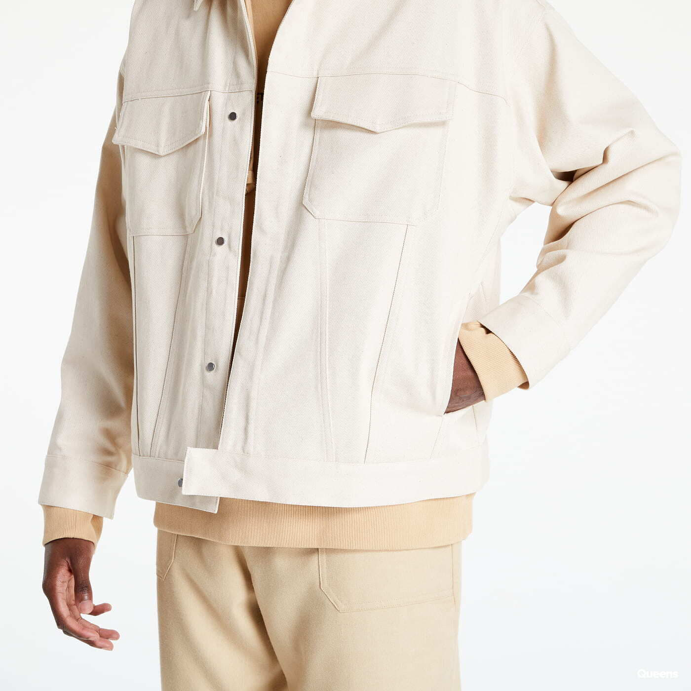 Men's jackets PREACH Cotton Twill Jacket Creamy | Footshop