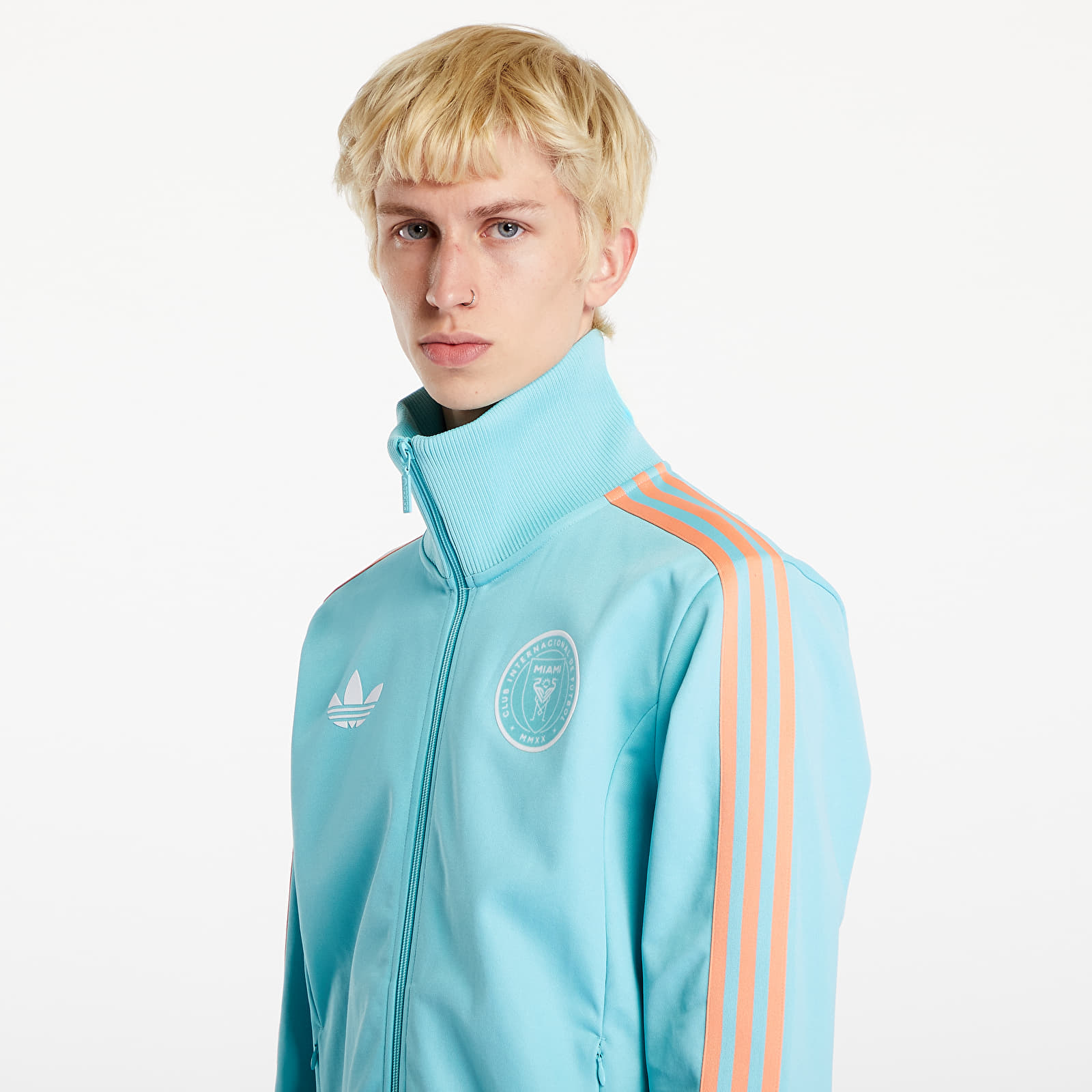 Hanorace adidas 2024 Inter Miami CF adidas Beckenbauer Track Top Easy ...