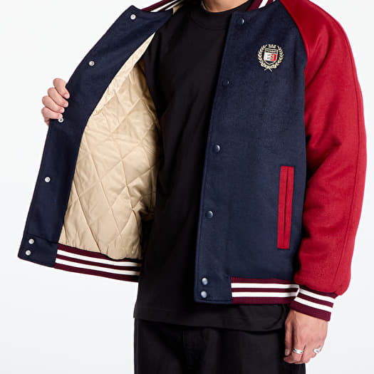 Bomber Tommy Jeans Wool Blend Crest Bomber