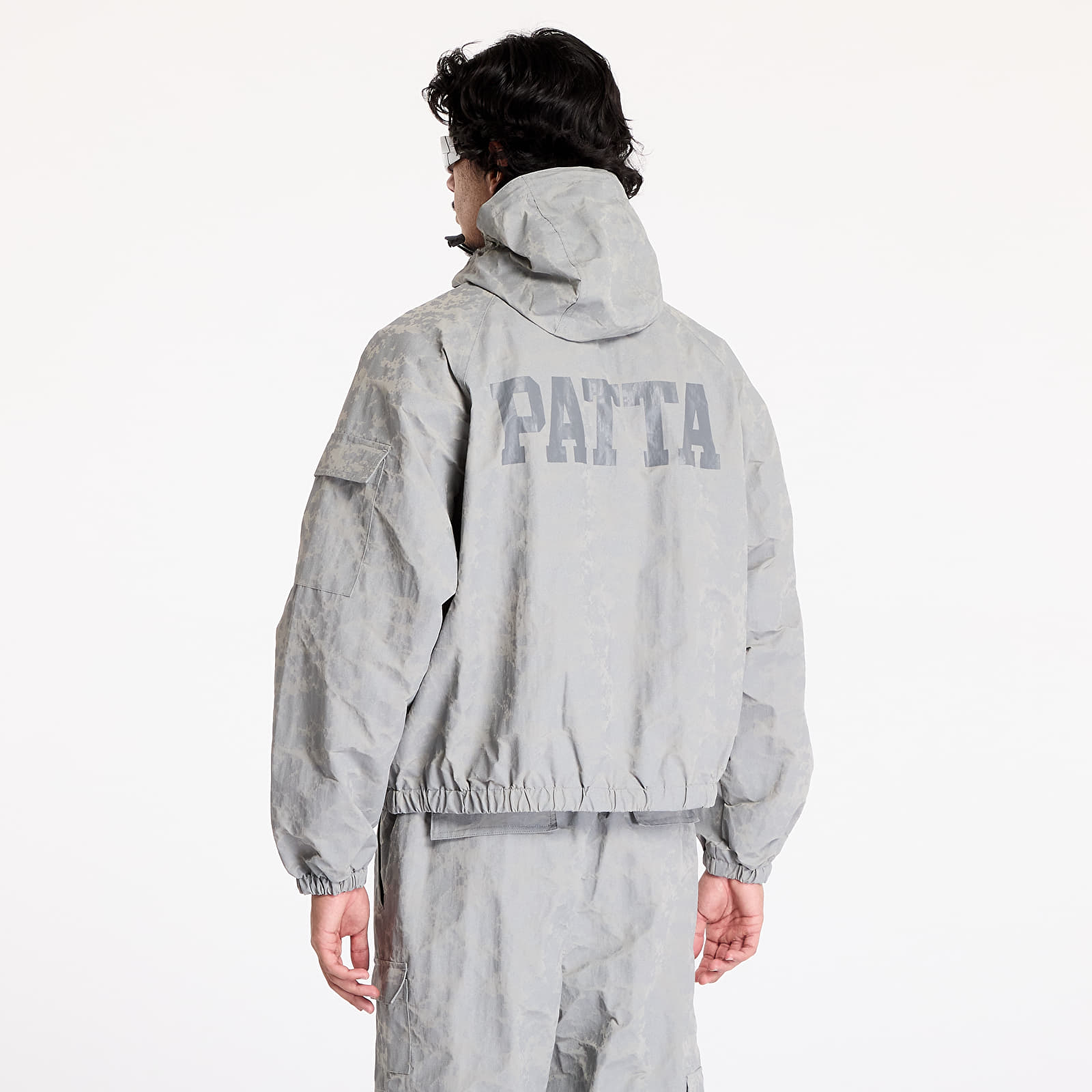 Men's jackets Patta Digi Camo Reflective Jacket UNISEX Wild Dove (POC ...