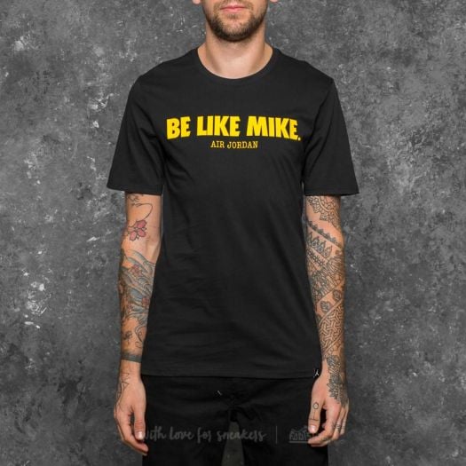 T shirts Jordan Sportswear Be Like Mike Tee Black Footshop