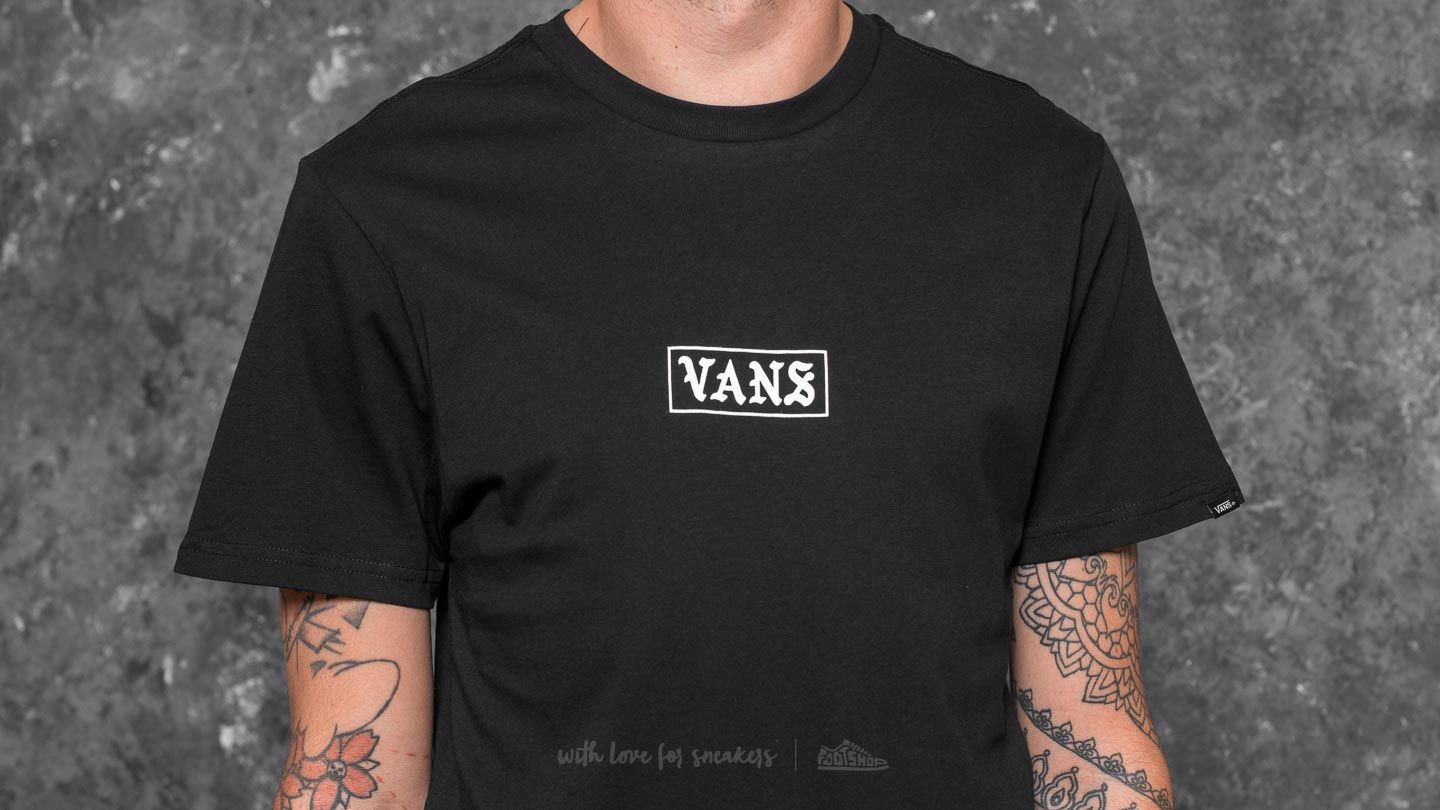 T-shirts Vans Watch Your Back Tee Black (6Q9BLK) | Footshop