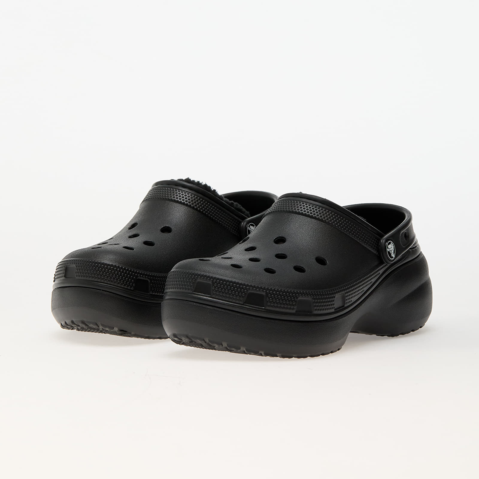 Dámské tenisky a boty Crocs Classic Platform Lined Clog W Black (207938 ...