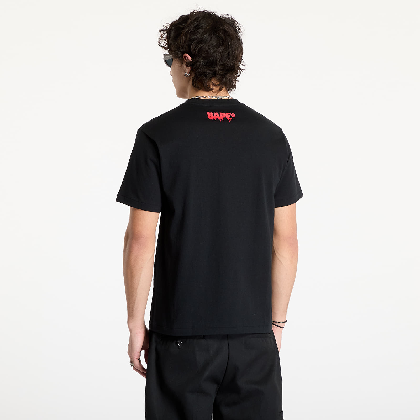 T-shirts A BATHING APE Bape Horror UNISEX Tee 2 Black (001TEK701019F BLK) | Footshop