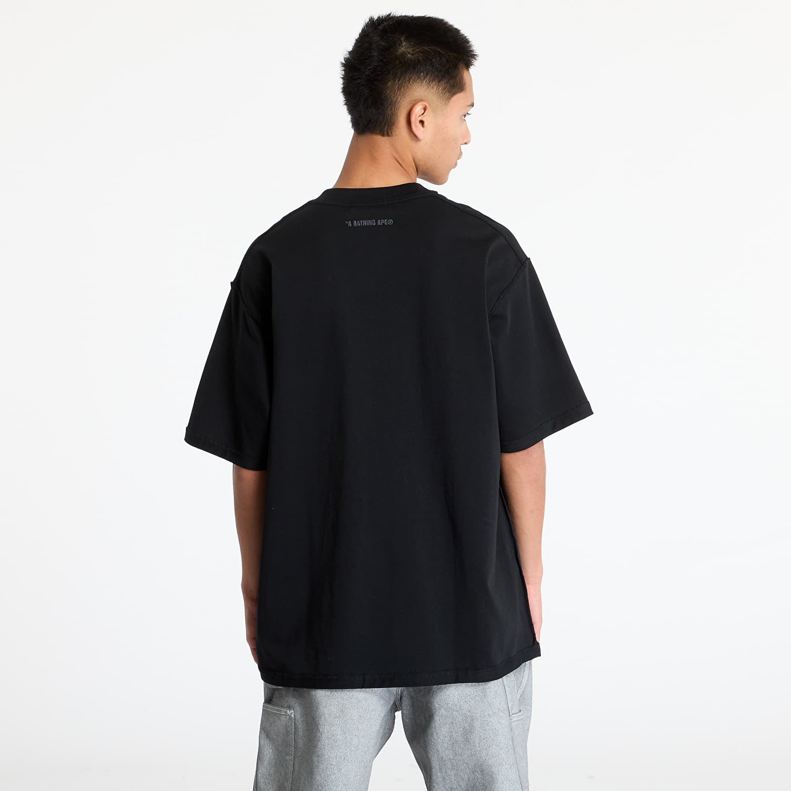 T-shirts A BATHING APE Bathing Ape Logo Relaxed Fit Inside Out Tee ...