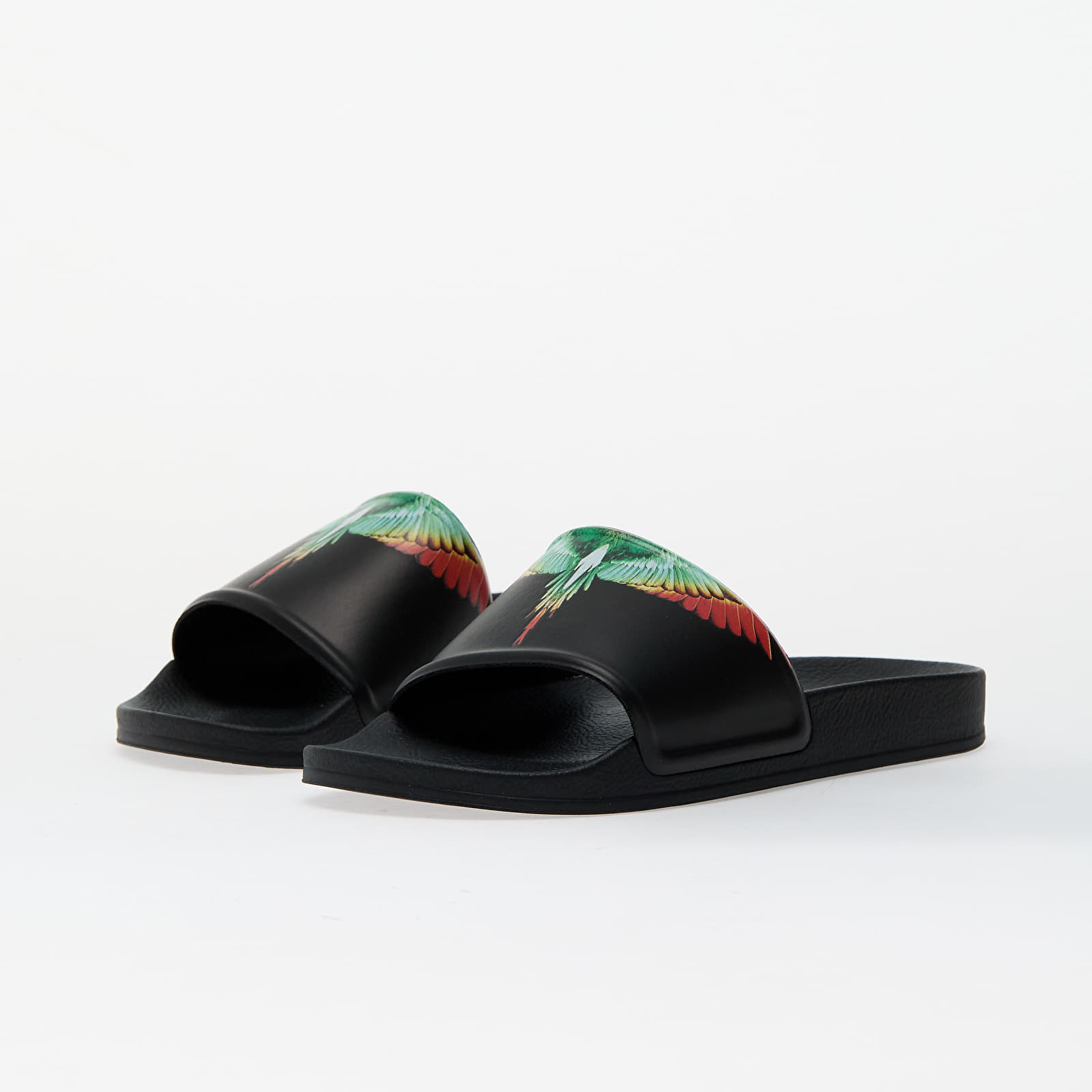 Мужская обувь Marcelo Burlon Icon Wings Sliders Black Мужская обувь Marcelo Burlon Icon Wings Sliders Black
