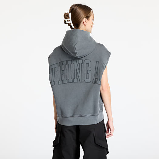 Hoodies and sweatshirts A BATHING APE Bape Sleeveless Pullover Hoodie Charcoal Footshop