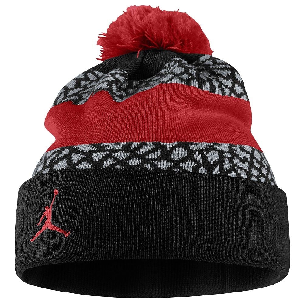Hats Jordan Jumpman Striped Beanie (619366-010 NA5) | Footshop