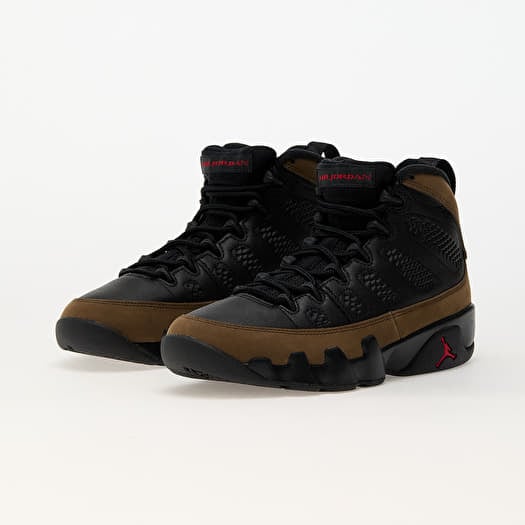 Jordan 9 black red store