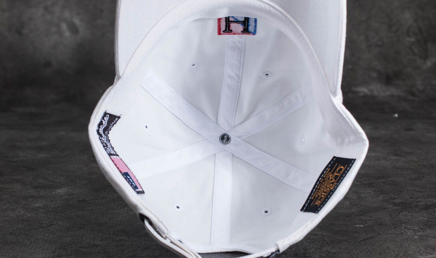 Caps HUF Stadium Relay Curved Visor Hat White | Footshop
