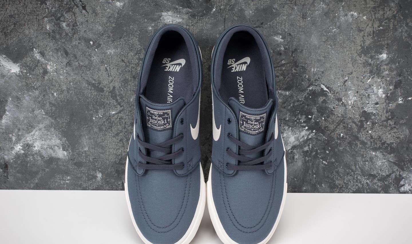 Men's shoes Nike Zoom Stefan Janoski Canvas Thunder Blue/ Light Bone ...