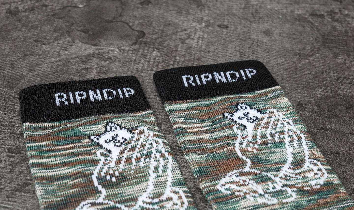 Sokken RIPNDIP Praying Hands Socks Camo (RND2110) | Footshop