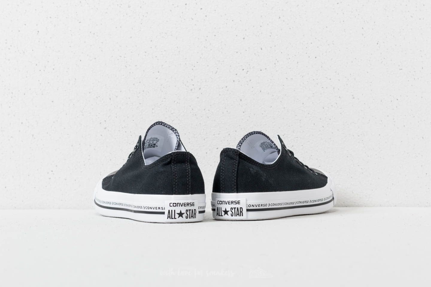 Scarpe uomo Converse Chuck Taylor All Star Ox Black/ Black/ White ...