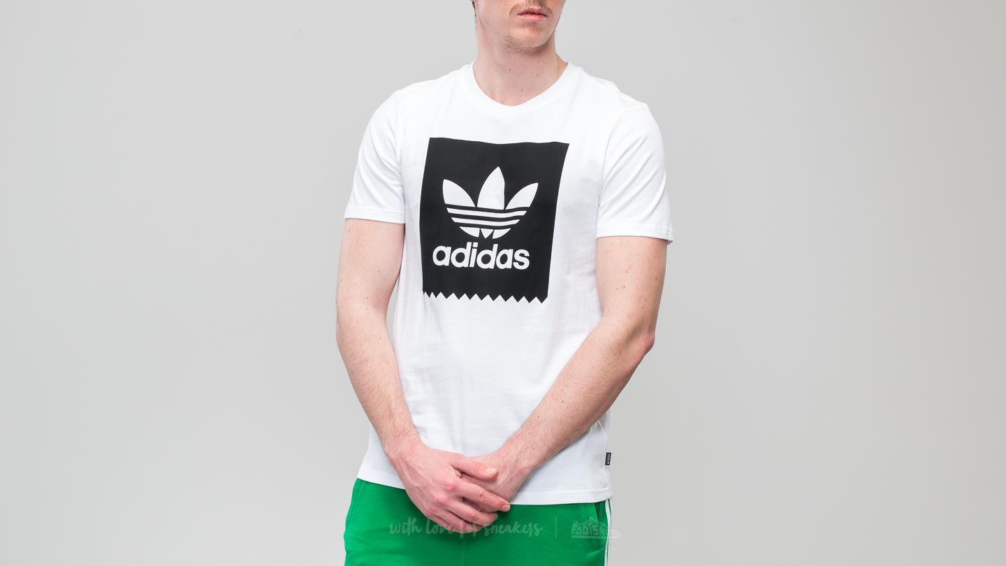 T-shirts adidas Solid BB Tee White/ Black | Footshop