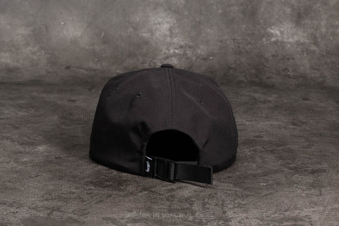 Caps Stüssy Stock Rubber Patch Cap Black (131786 black) | Footshop