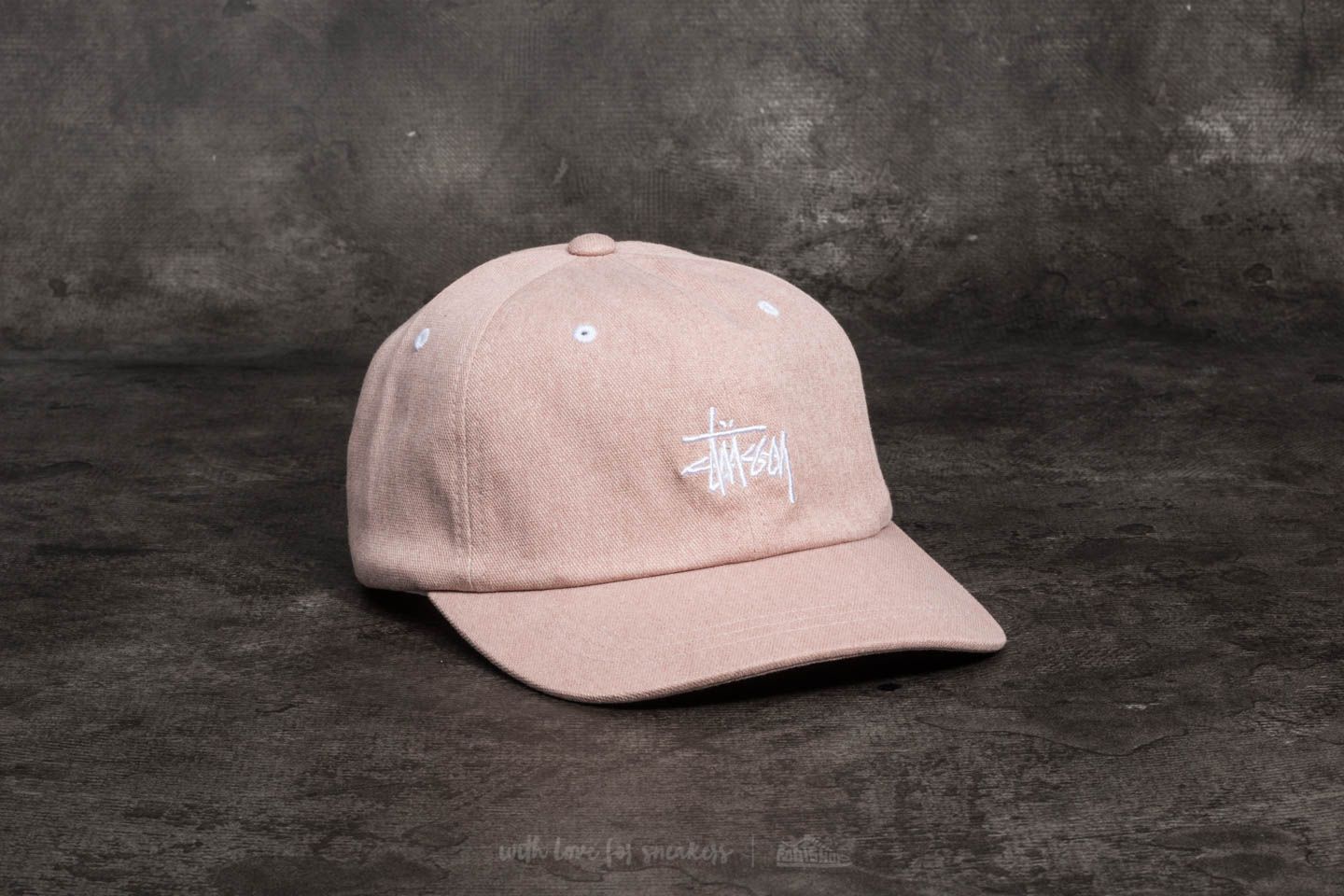 Čepice Stüssy Washed Stock Low Pro Cap Dusty Pink (232185 dusty pink ...
