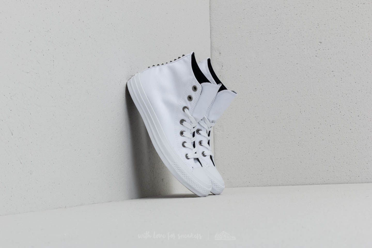 Sapatos de mulher Converse Chuck Taylor All Star Hi White/ Black/ White ...