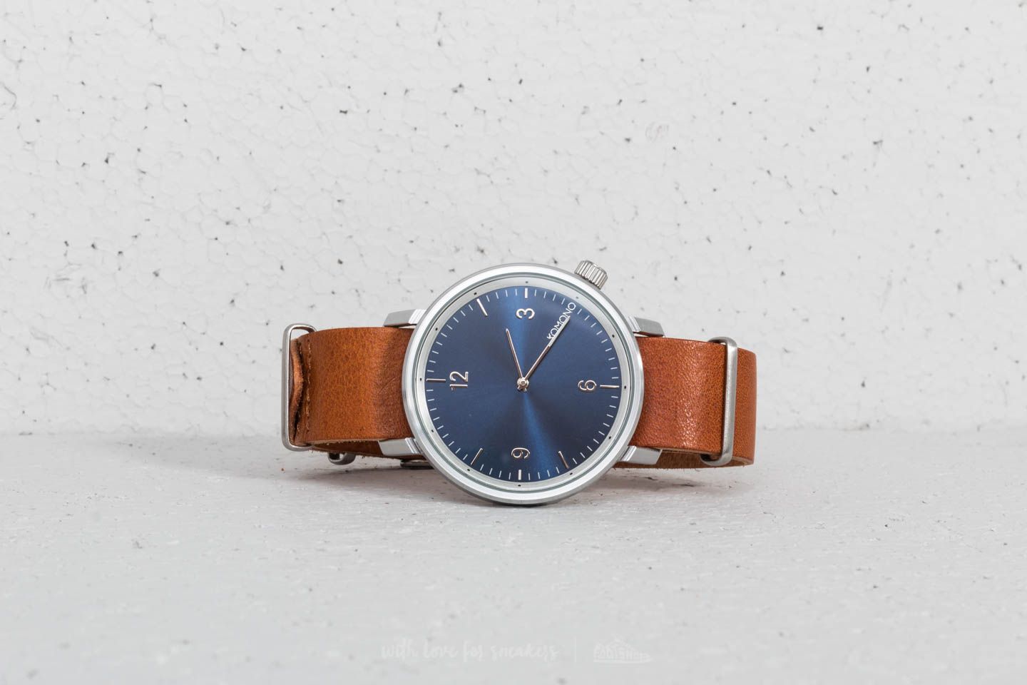 Watches Komono The Magnus II Watch Blue Cognac | Footshop
