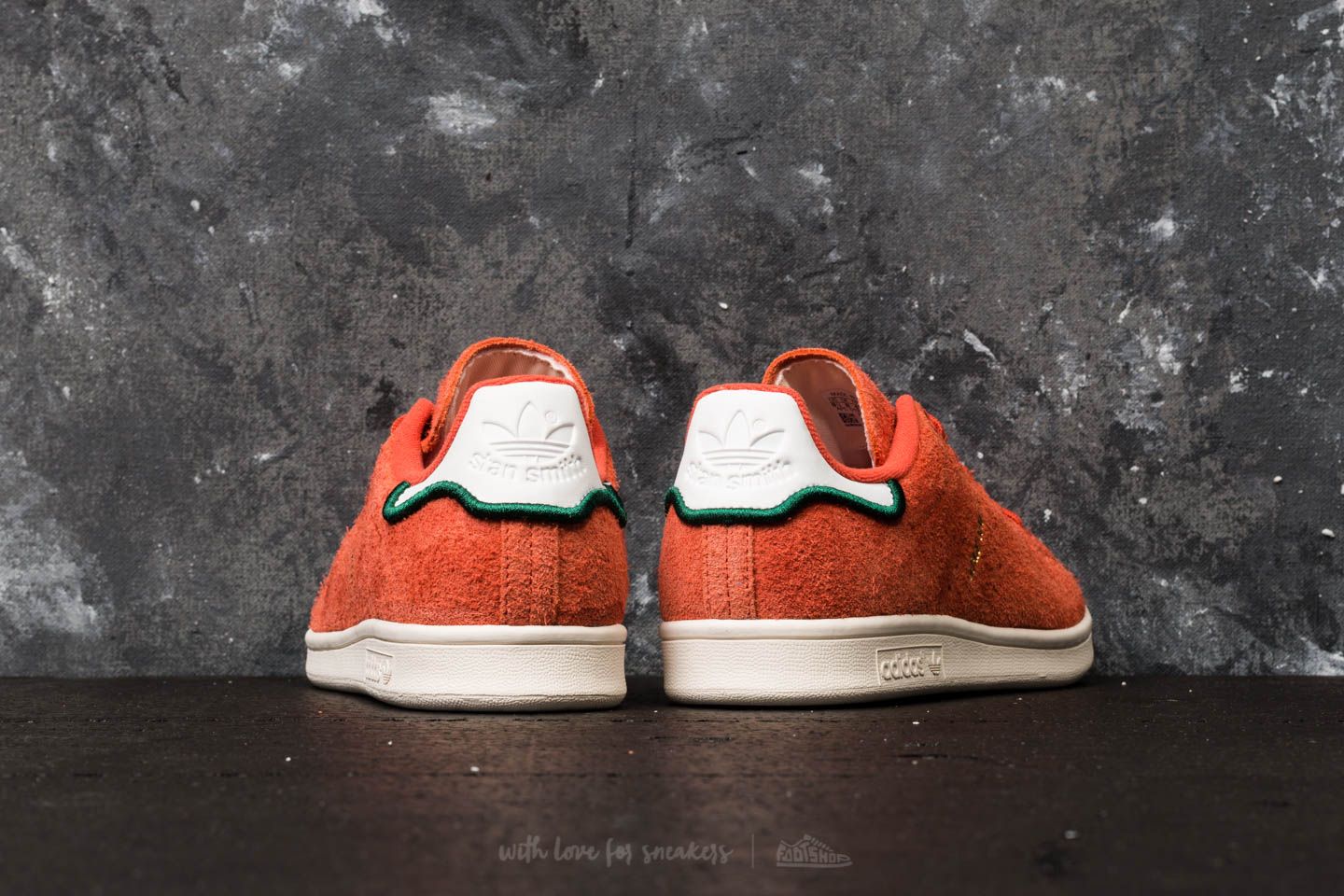 Männer adidas Stan Smith Trace Orange/ Trace Orange/ Collegiate Green ...