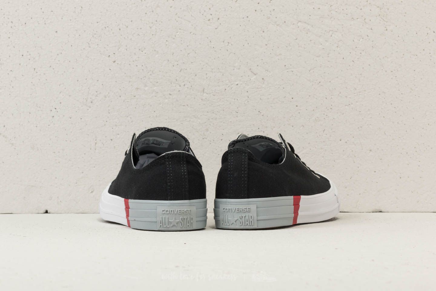 Men's shoes Converse Chuck Taylor All Star OX Black/ Wolf Grey/ White ...