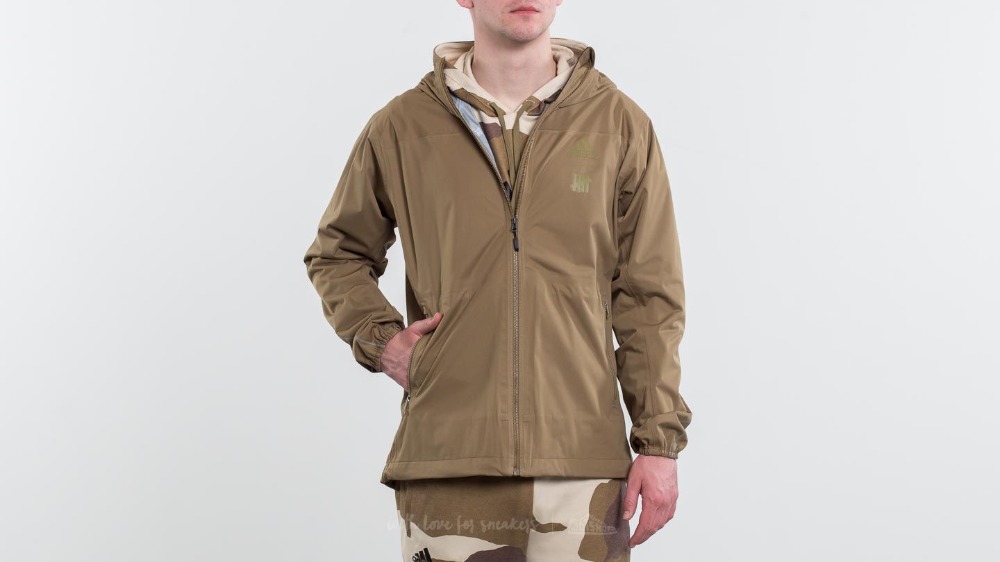 Jackets adidas x Undefeated 3 Layer GTX LTD Jacket Tactile Khaki ...